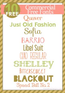 Best Commercial Free Fonts | Free Font Friday, Moritz Fine Blog Design