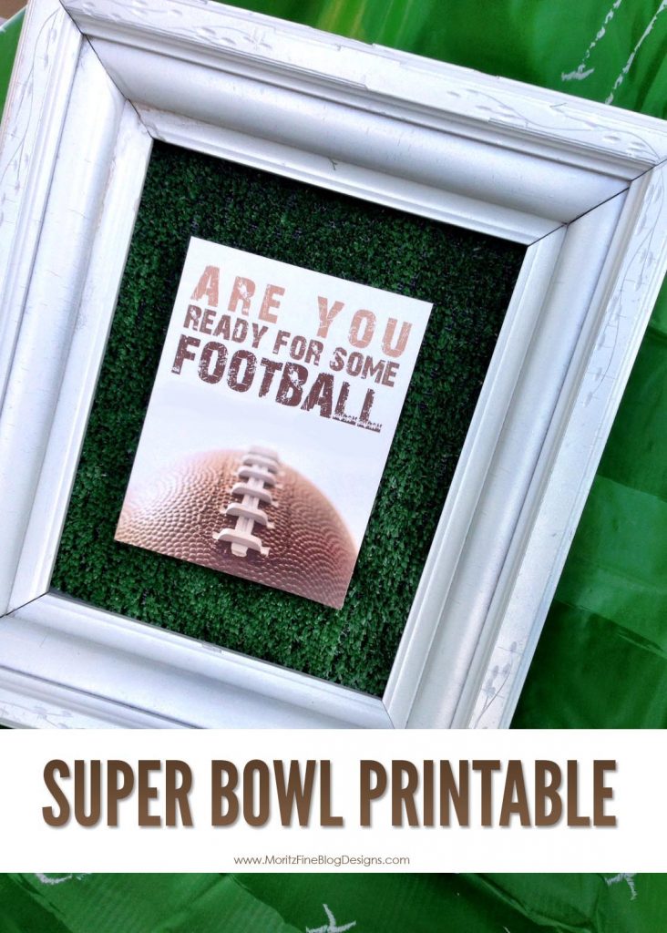Super Bowl Printable and Invitation | Free Printable