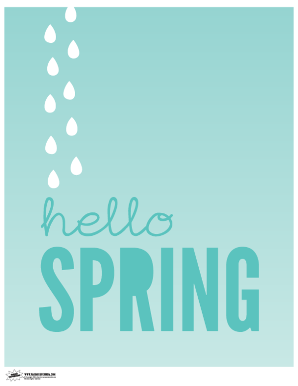 Hello Spring Printables | Free Printables Included