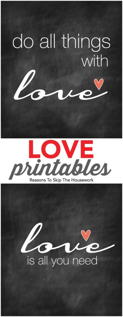 Free Printable Love Signs | Friday Favorite 5