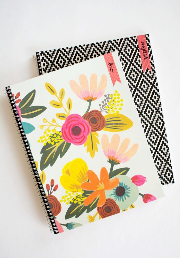 10 Creative Easy Ways To Decorate School Notebooks
