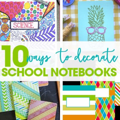 10 Creative & Easy Ways to Decorate School Notebooks