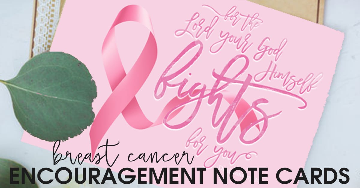 Breast Cancer Printable Note Cards | Free Printable