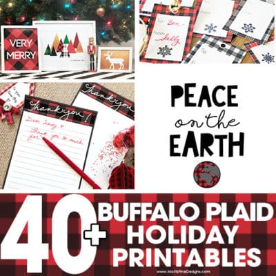 Over 40 Buffalo Check Plaid Printables | Free Printable