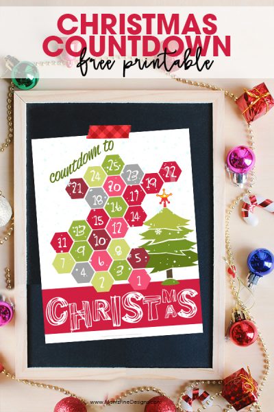 Christmas Countdown Printable | Free Printable Download