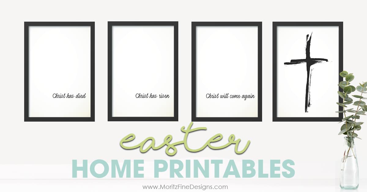 Easter Printables Home Prints | Free Printable Included