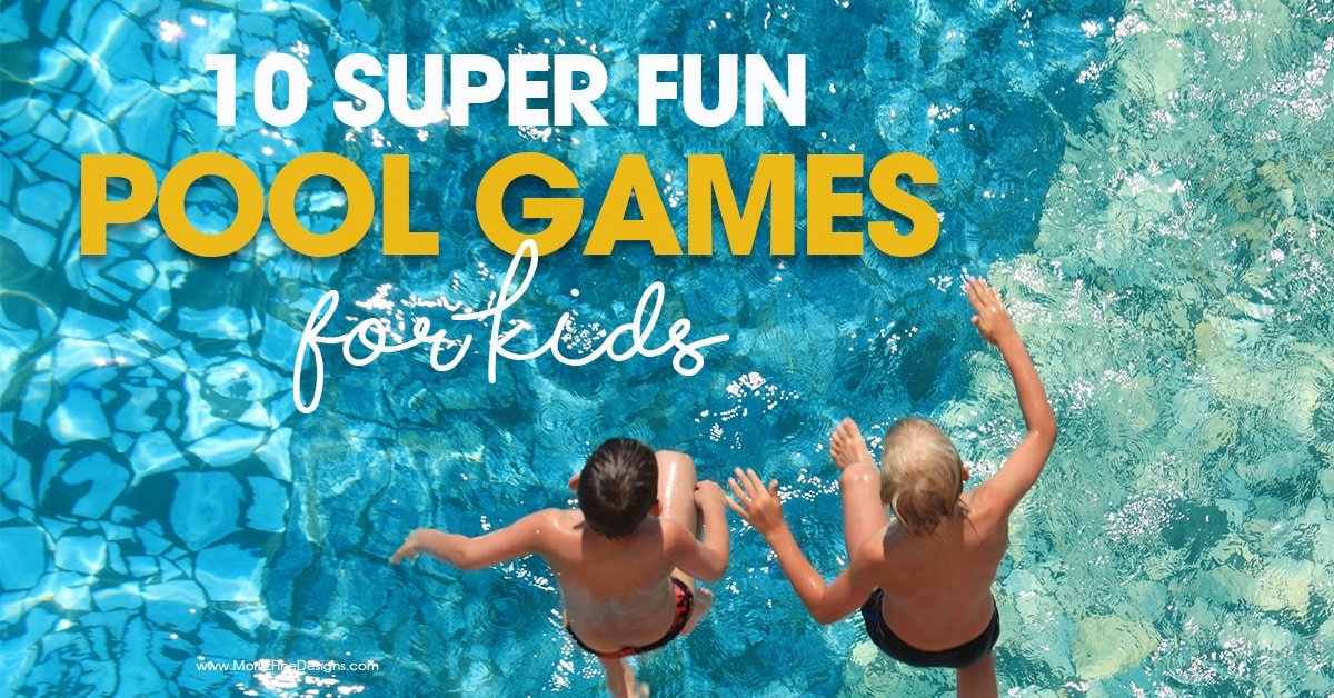 10 Pool Games For Kids & Free Printable