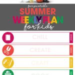 Summer Weekly Plan for Kids | Free Printable Schedule