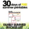 30 Days of FREE Summer Printables