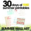 30 Days of FREE Summer Printables