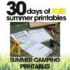 30 Days of FREE Summer Printables
