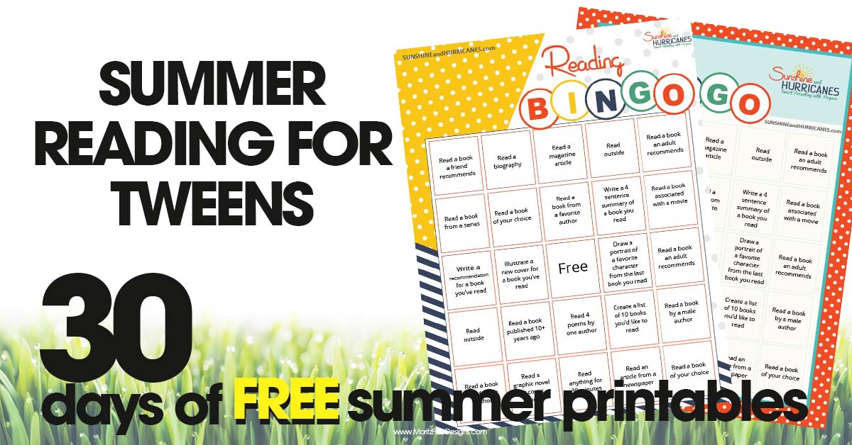 Summer Reading for Tweens | Free Summer Printable Day #23