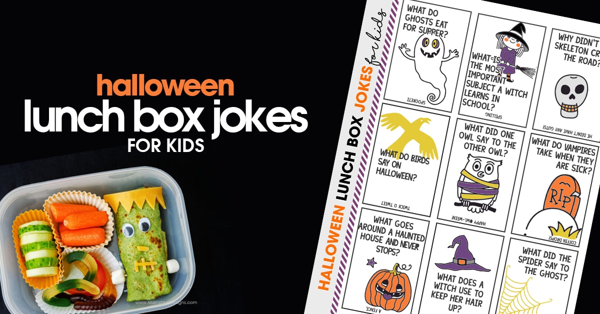 Halloween Lunch Box Jokes | Free Printable Jokes for Kids