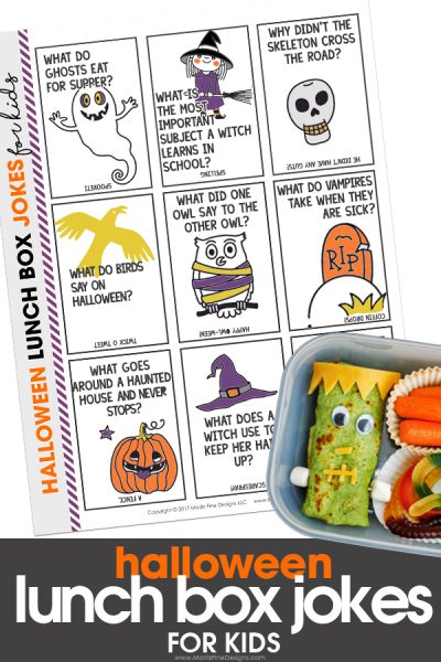 Halloween Lunch Box Jokes | Free Printable Jokes for Kids