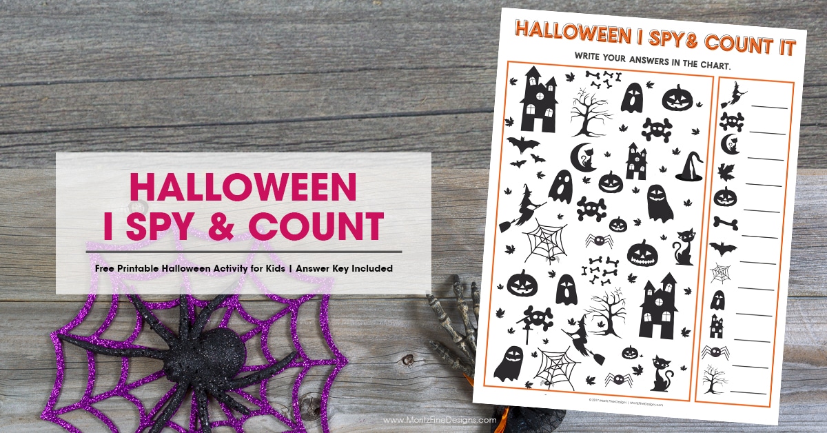 Fun Halloween Activity for Kids | I Spy Game for Halloween