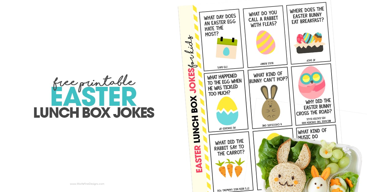 Easter Lunch Box Jokes for Kids | Free Printable Download