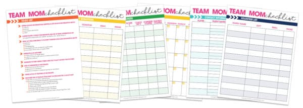 Team Mom Checklist Mini-Guide | Free Printable Download