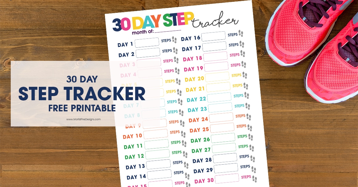 Free Printable Step Tracker Free Exercise Download