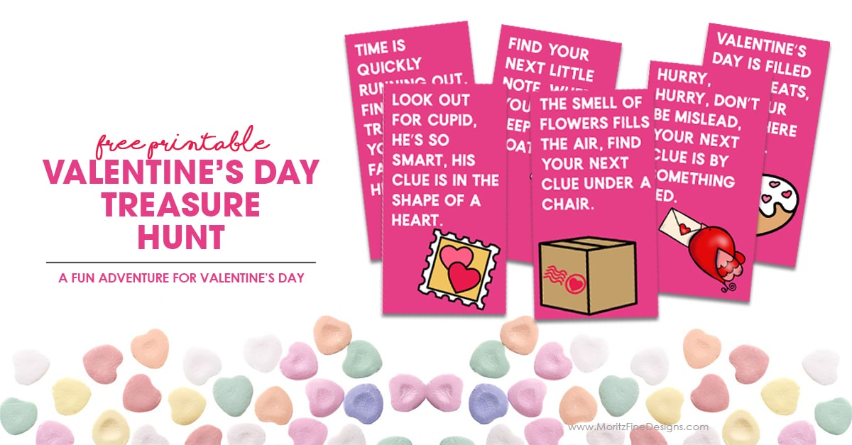 Free Valentine's Day Treasure Hunt | Fun Activity for Kids