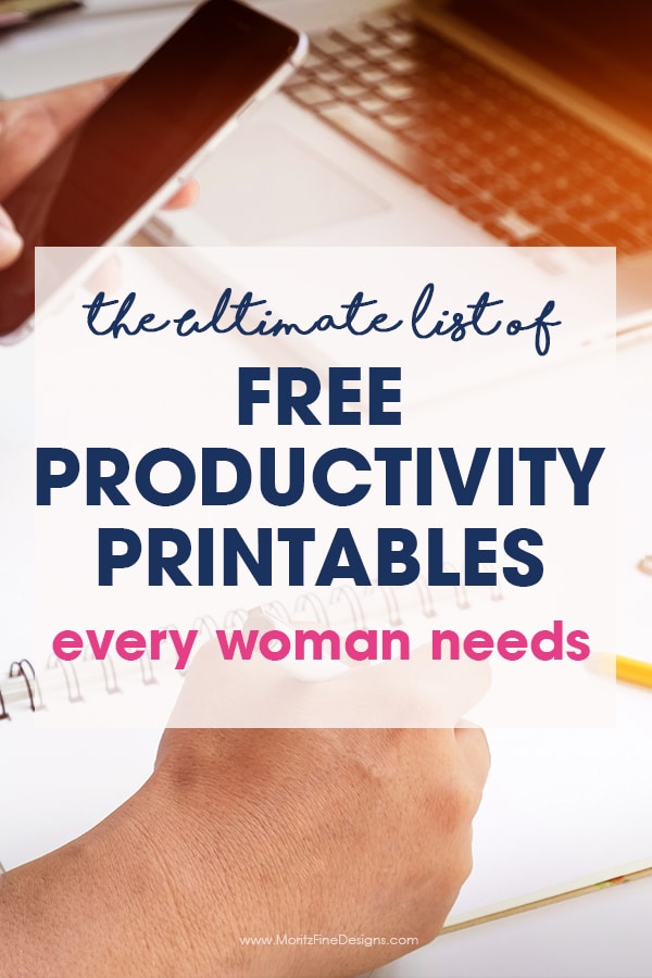 Ultimate List of Free Productivity Printables | Instant Download