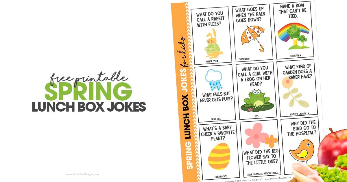 Spring Lunchbox Jokes | Free Printable Download