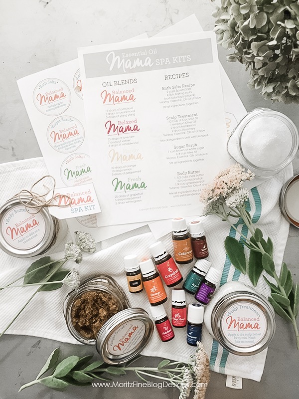 Essential Oils Homemade Spa Kit | DIY Essential Oil Recipes