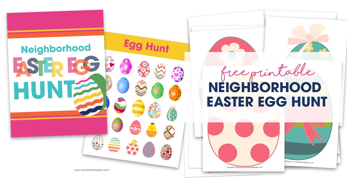 Neighborhood Easter Egg Hunt | Fun Social Distancing Activity for Kids