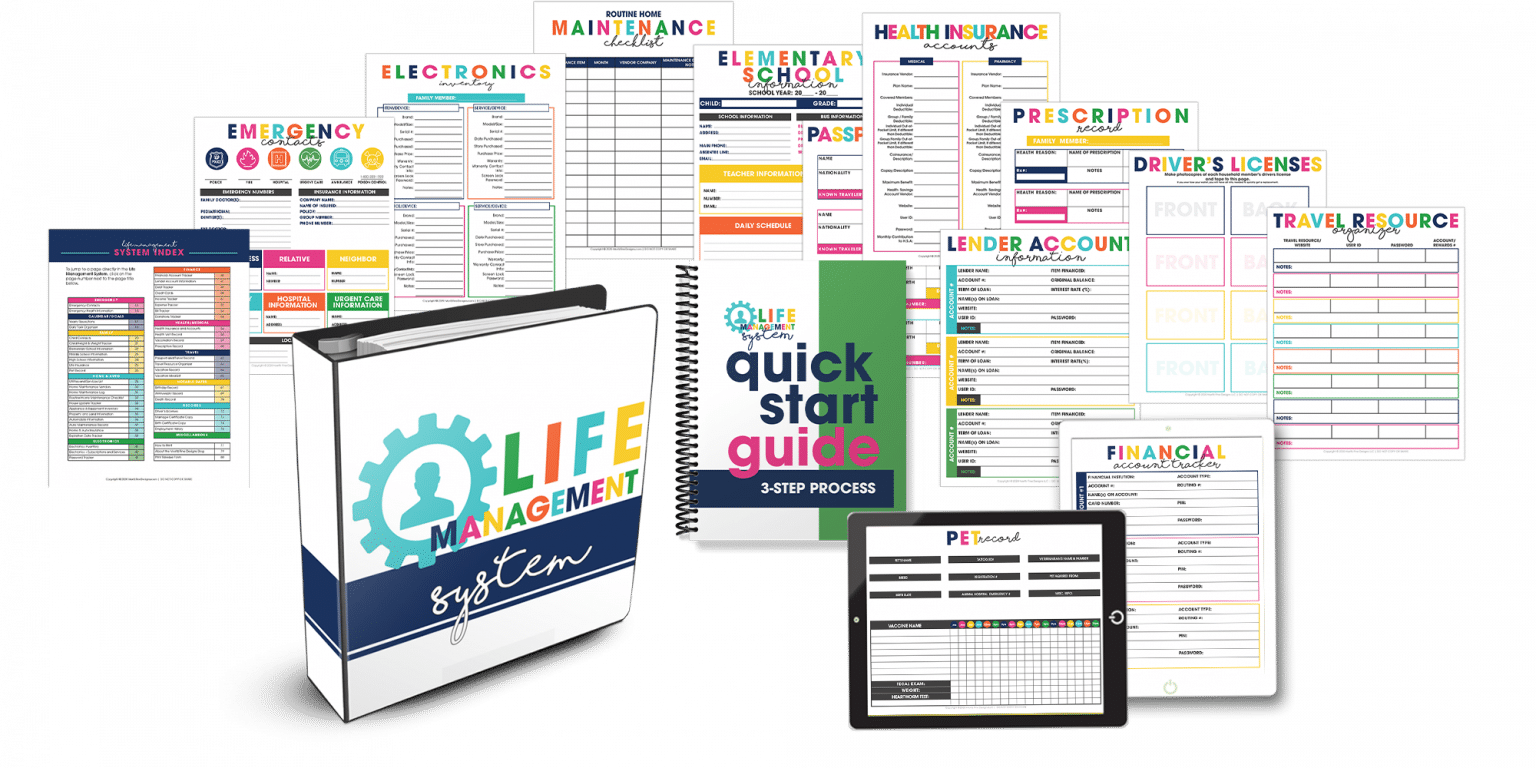 Life Management System | Organize your home documents