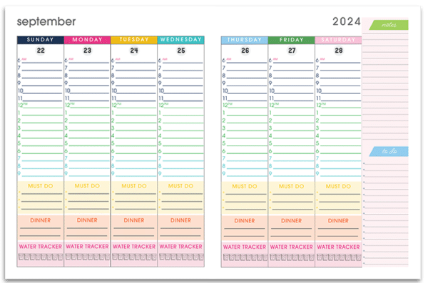 2023-2024 Monthly Planner | Free Printable Calendar Download